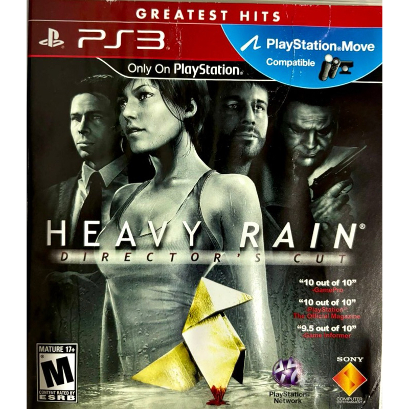 heavy rain director's cut ps3 , midia fisica | Shopee Brasil