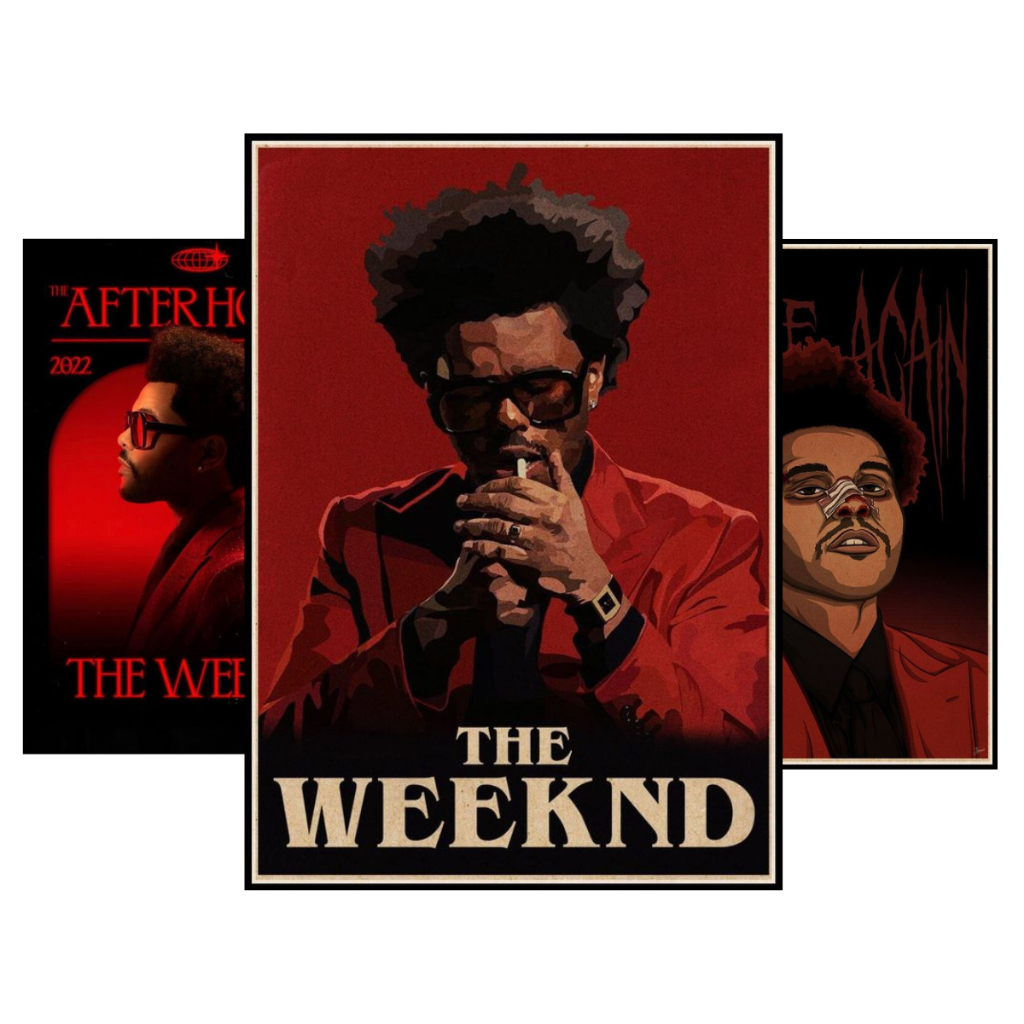 Pôster Premium The Weeknd Tamanho A4 20X30 cm | Shopee Brasil