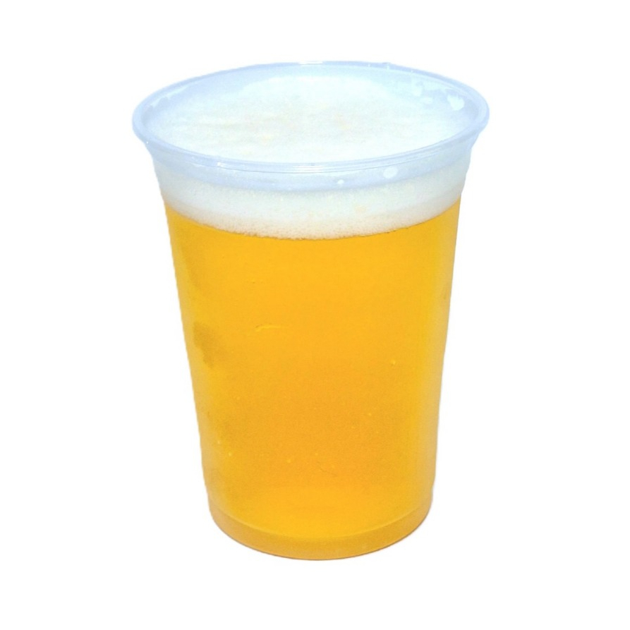 300 Copos Descartáveis 400 Ml Chopp Ultra Pp Liso Transparente Premium | Shopee Brasil