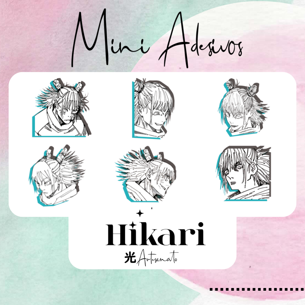 Mini adesivos Jujutsu Kaisen - Hajime Kashimo | Shopee Brasil