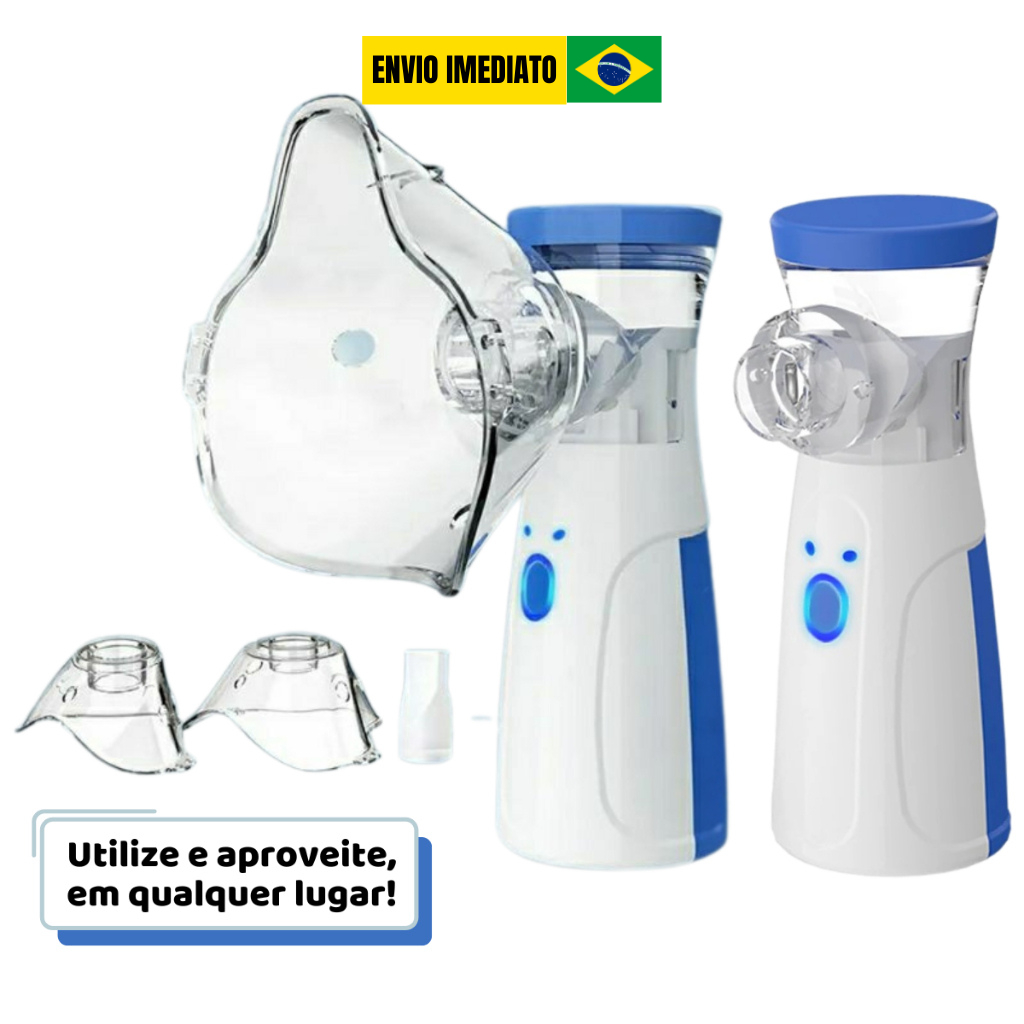 Nebulizador Portátil Inalador ultrassônico sem fio Adulto Infantil ...