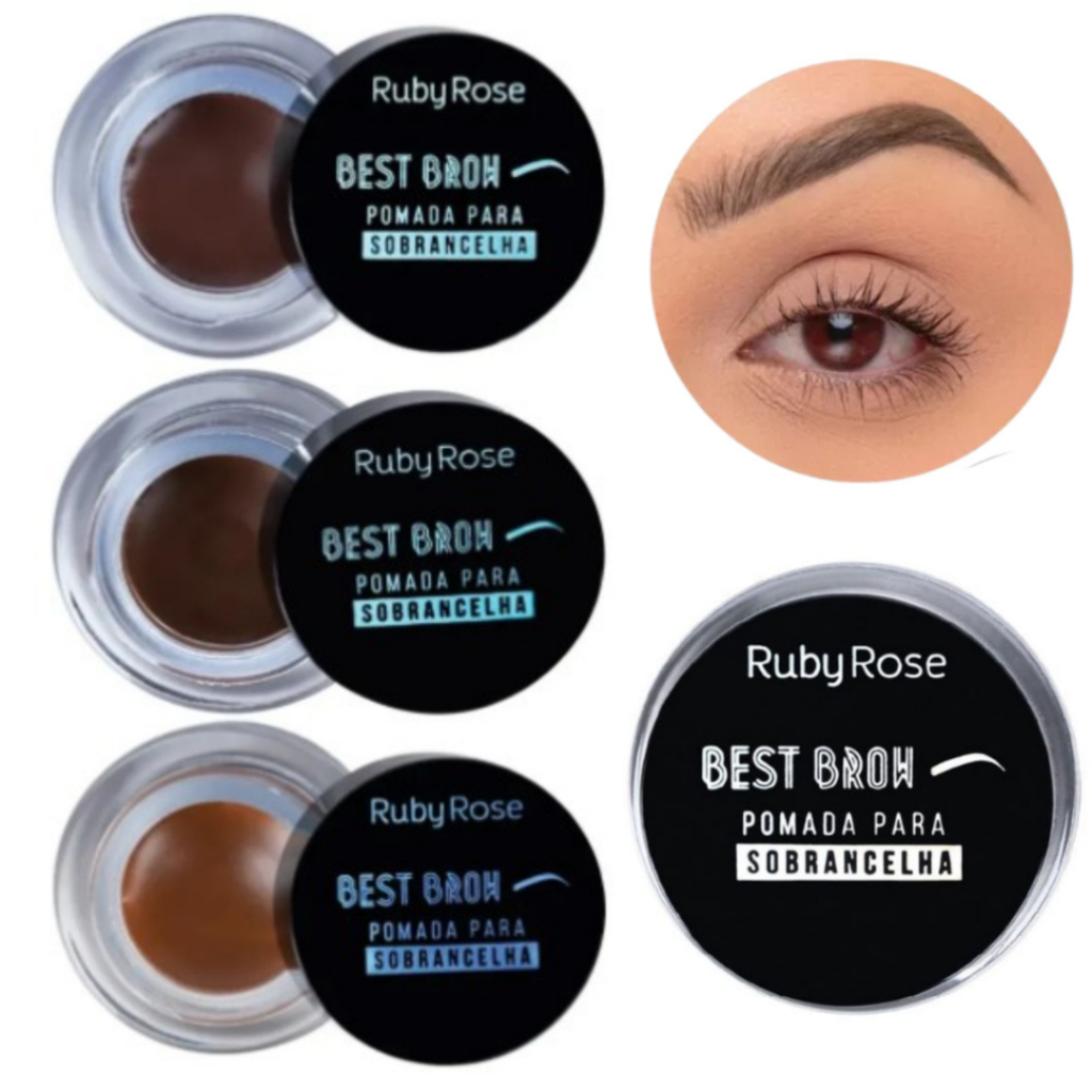 Best Brow Pomada Para Sobrancelha Ruby Rose Em Gel | Shopee Brasil