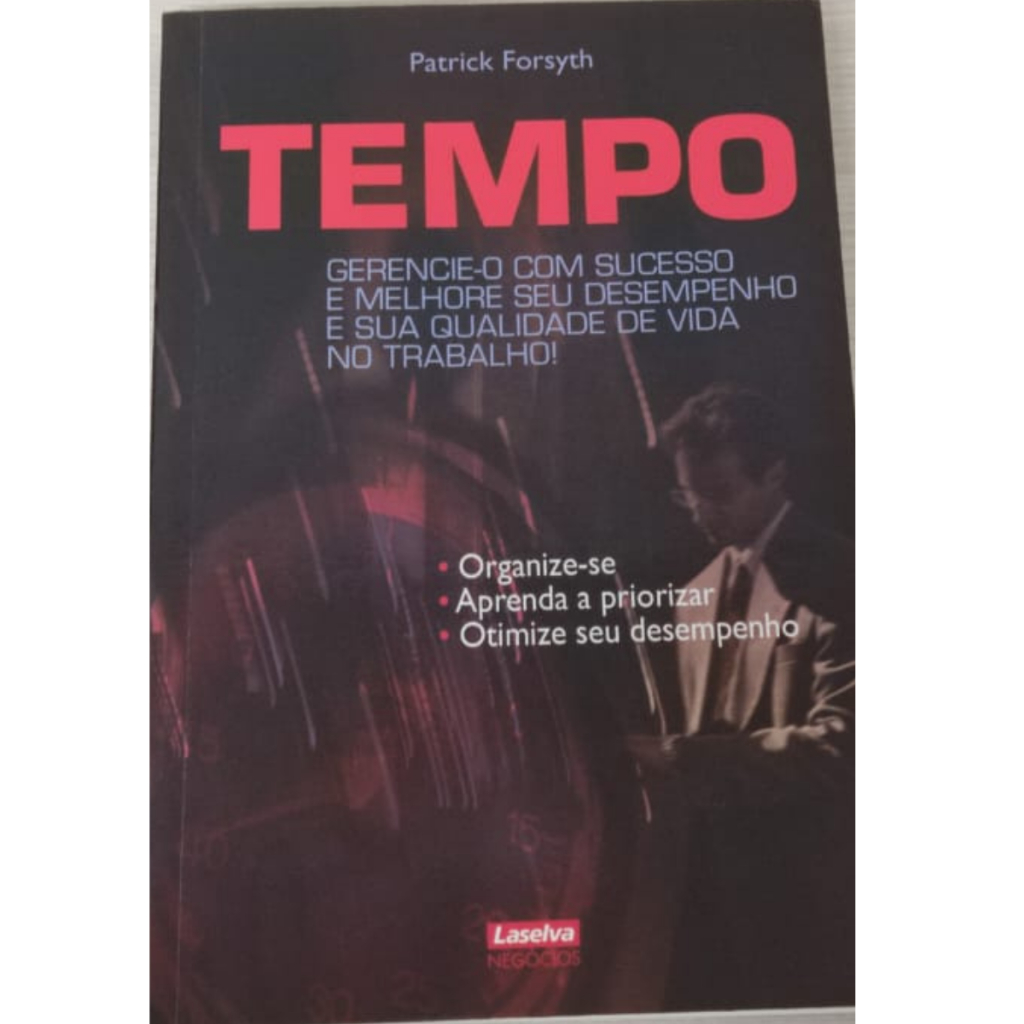 Livro: Tempo - por Patrick Forsyth | Shopee Brasil