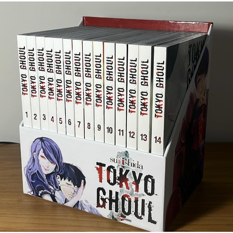 Coleção Mangá Completa Box Tokyo Ghoul 1 ao 14 Novo e Lacrado | Shopee ...