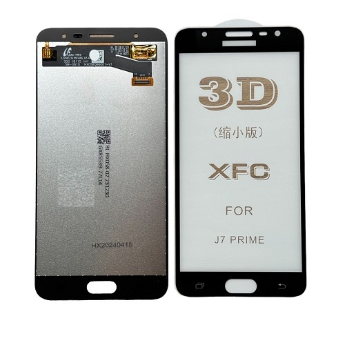 Tela Display Lcd Frontal Sam G610 (J7 Prime) Preto + Película 3D ...