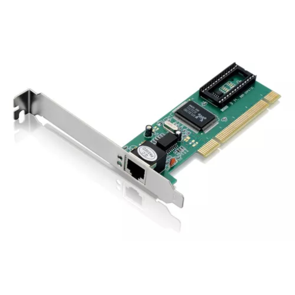 Placa de Rede PCI RTL8139/D Rj45 Internet 10/100 Mbps Chipset Realtek ...