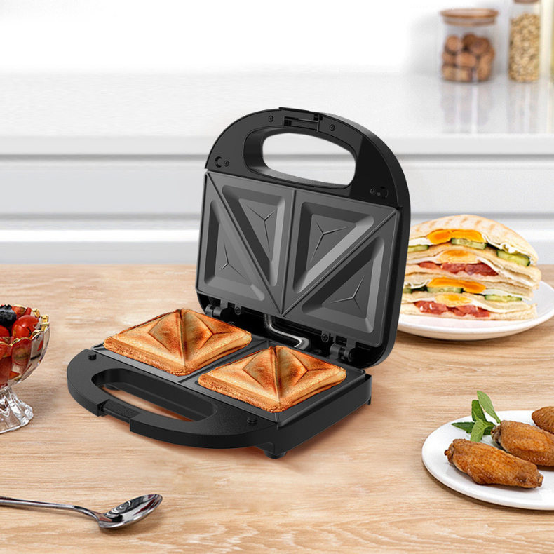 Mini Máquina De Waflles 3 em 1 Waffles/ Donuts/ Sanduiche Antiaderente ...