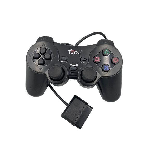 Controle joystick Feir FR-211 preto | Shopee Brasil