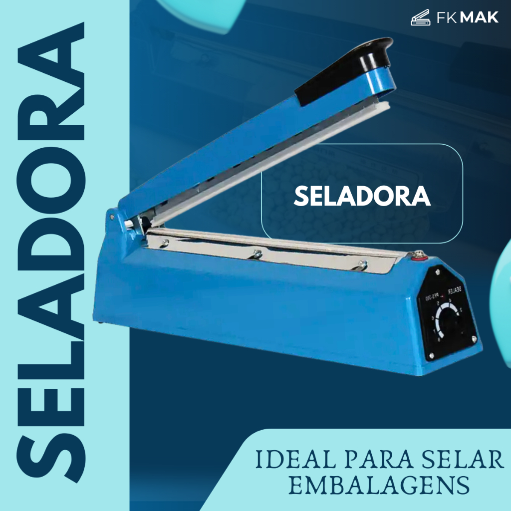 Seladora Manual De Embalagem Plástico 8 Temperaturas 110v | Shopee Brasil