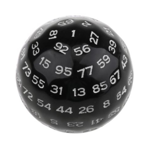 Dado de 100 Faces D100 | Shopee Brasil