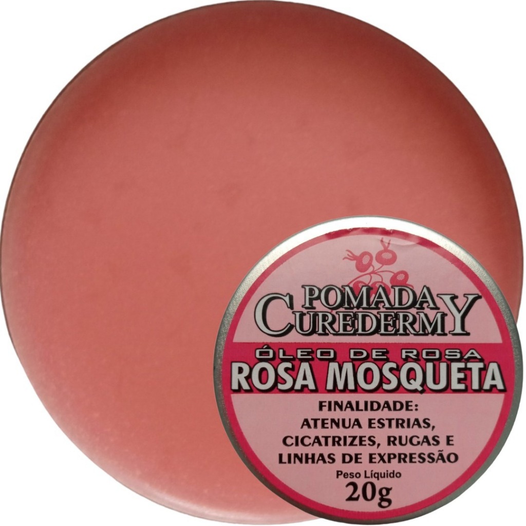12 Pomada Essência de Rosa Mosqueta: Pomada Curadermy - 20g cada ...