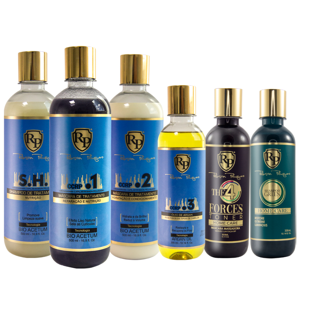 Kit Ccrp Robson Peluquero Rp 4 Passos Anti Emborrachante | Shopee Brasil