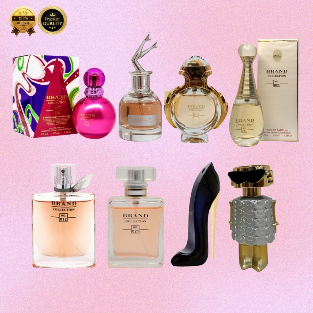 Perfume Femininos Miniatura Brand Collection - 25ml | Shopee Brasil