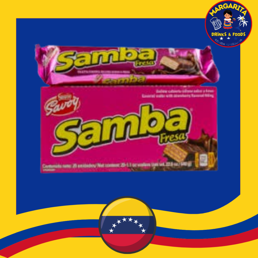 Chocolate/Savoy Samba Fresa 20 Unidades Nestle | Shopee Brasil
