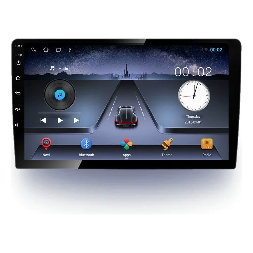 Central Multimídia Android 9″ Tela Rotativa – GPS, Bluetooth, Espelhamento (Com ou Sem entrada ...