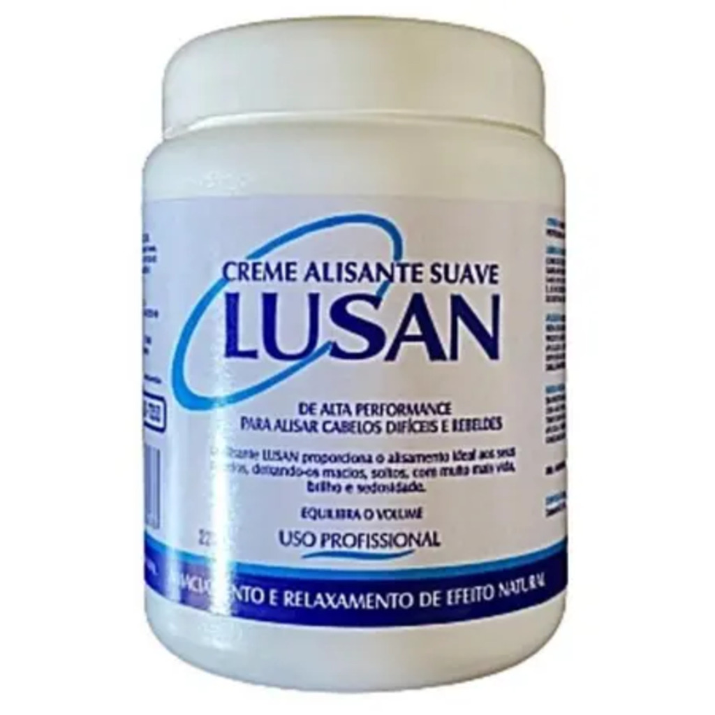 LUSAN CREME ALISANTE SUAVE COM 220G. | Shopee Brasil