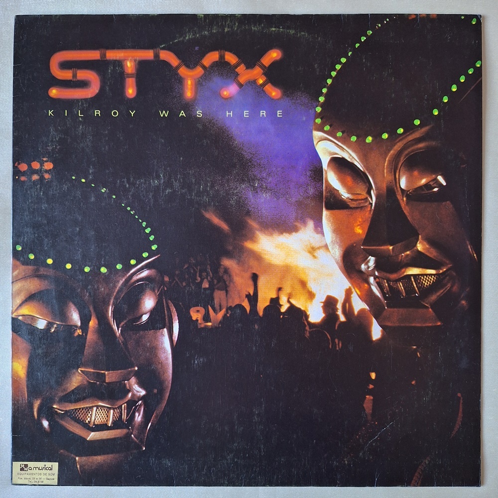 DISCO DE VINIL LP - STYX – KILROY WAS HERE (1983) | Shopee Brasil