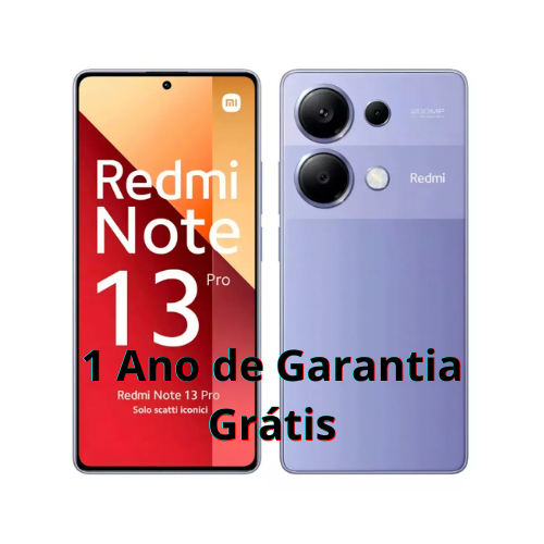 Celular Xiaomi Redmi Note 13 Pro 4G NFC 8GB RAM 256GB + NF + Loja ...