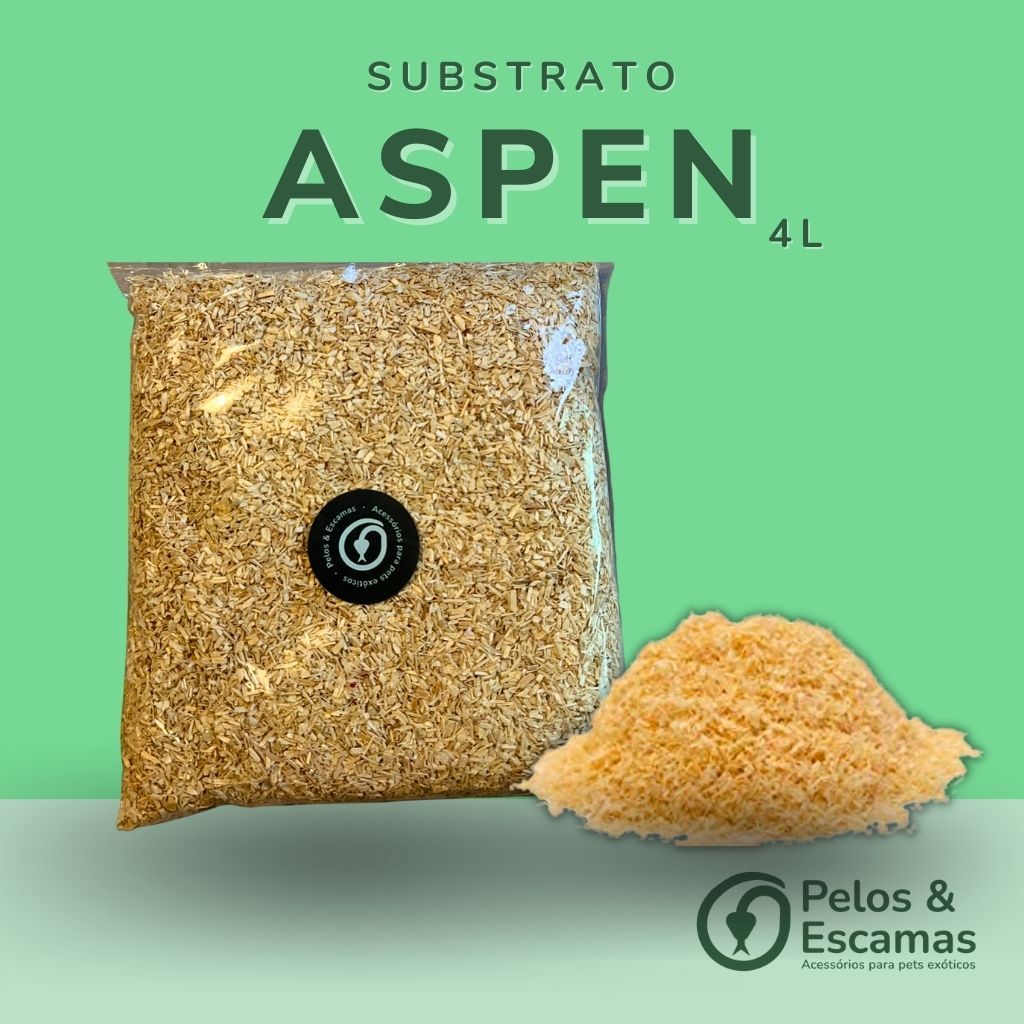 Substrato Aspen De 4l (500g) Para Répteis E Roedores | Shopee Brasil