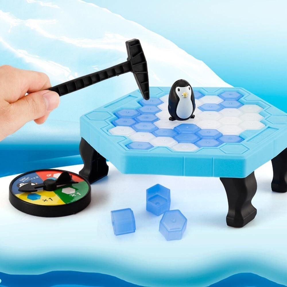 Jogo De Mesa Quebra Gelo Pinguim Armadilha Brinquedo Interativo ...