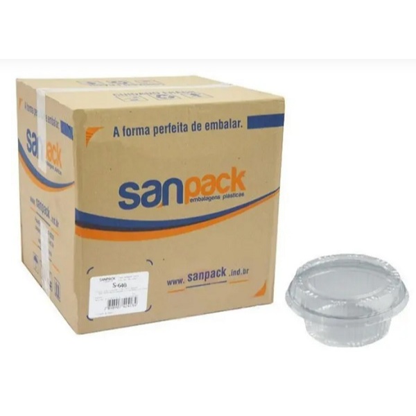 Embalagem Redonda Para Doces Pequenos Sanpack S640 | Shopee Brasil
