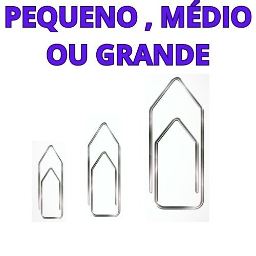 CLIPS DE PAPEL CLIP METALICO CLIPE CAIXA GRANDE DIVERSOS TAMANHOS 1/0 ...