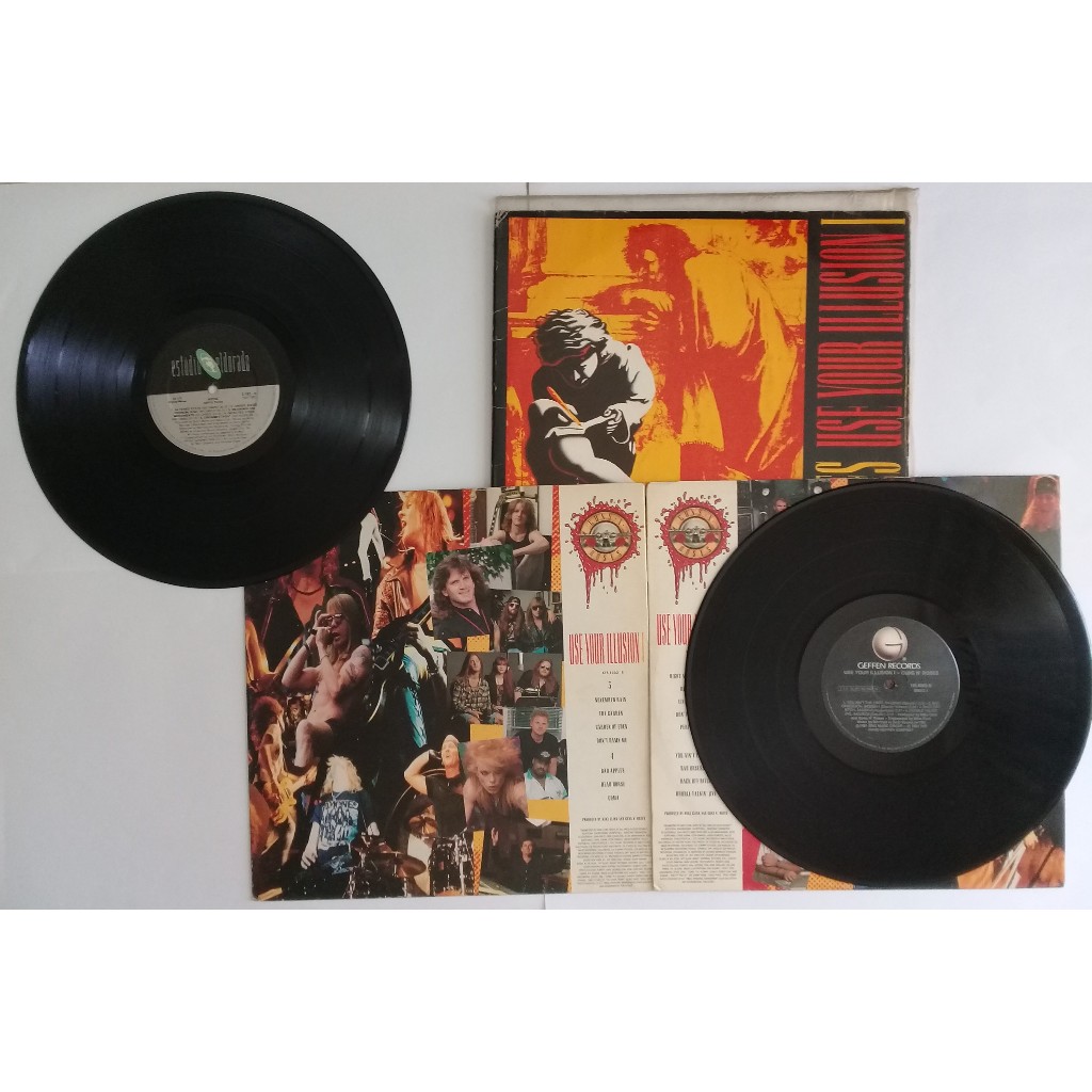 Lote 2 LP Vinil: Sepultura Arise (sem capa) + Guns N' Roses Use Your Illusion I - Corre Que Ta ...