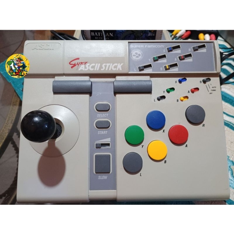 Controle Arcade Super ASCII Stick Super Nintendo/super Famicom | Shopee ...