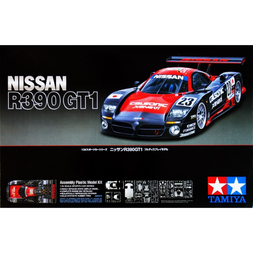NISSAN R390 GT1 LE MANS 1997 1/24 TAMIYA KIT PLASTIMODELISMO | Shopee Brasil