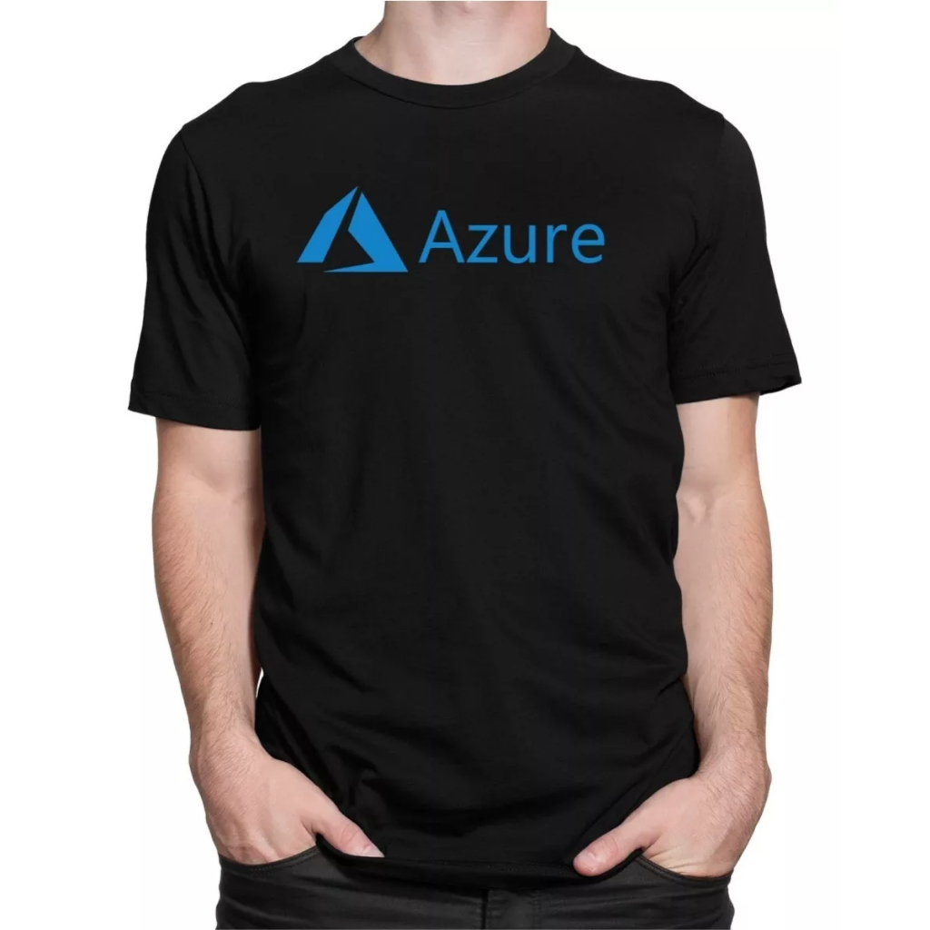 Camiseta Camisa Microsoft Azure Sistema T.i Programador Logo | Shopee ...