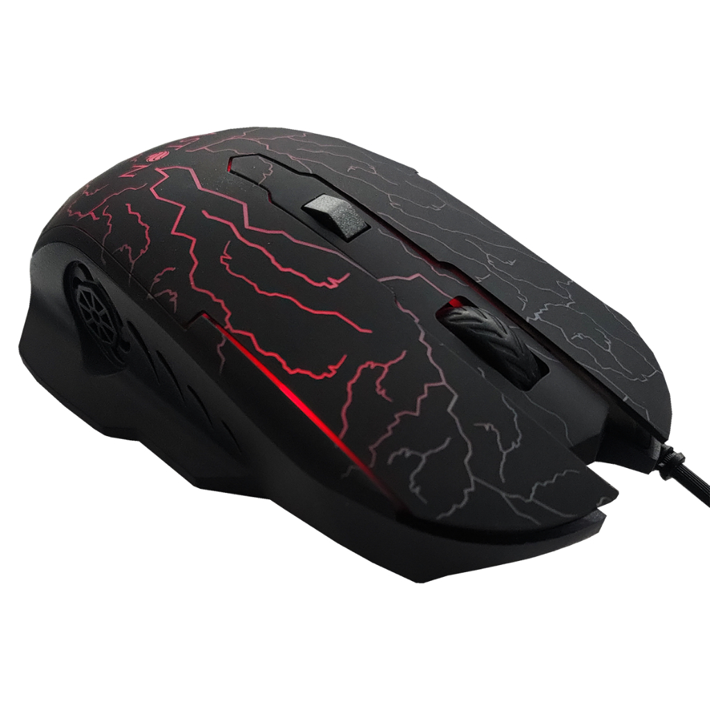 Mouse Gamer 6 Botões 2400DPI LED Com Fio para Jogos Original Inova | Shopee Brasil
