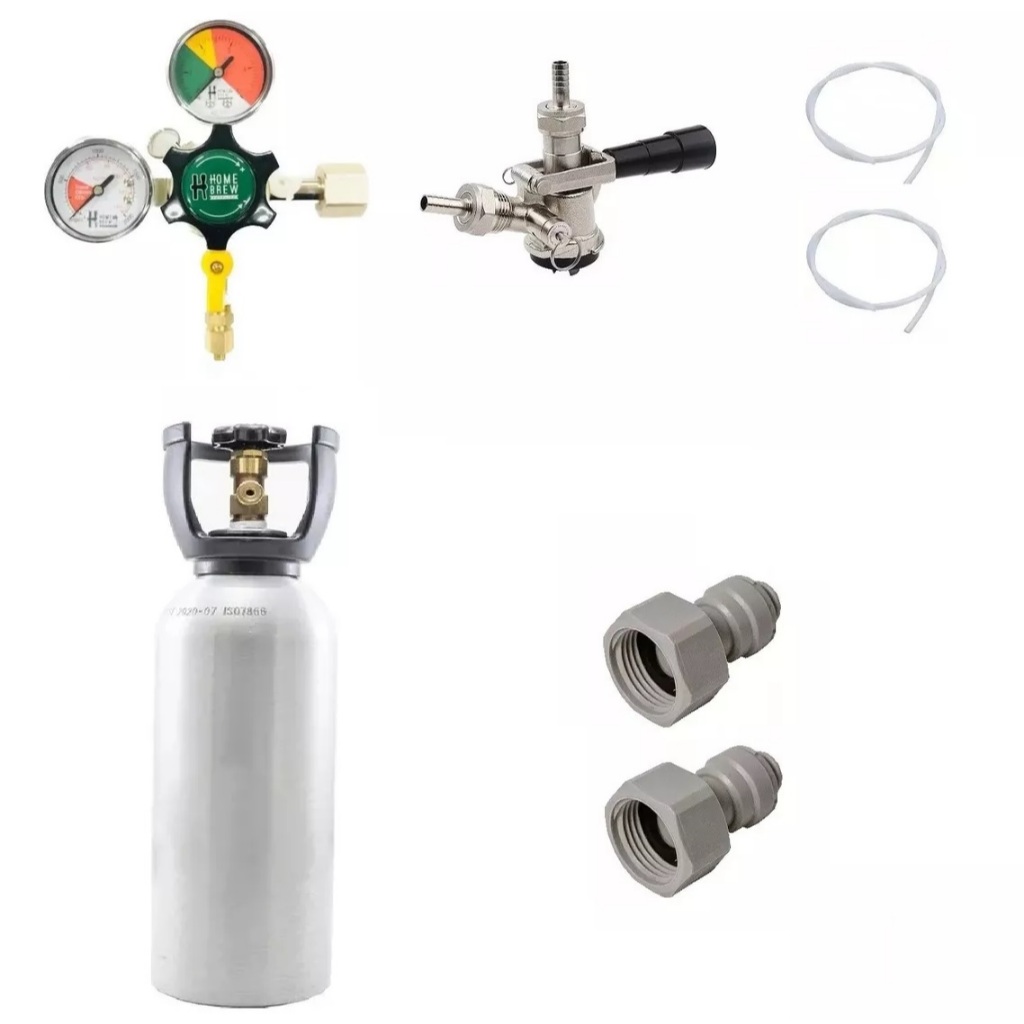 Kit Extração De Chopp Chopeira 1 Via Com Cilindro 3 Kgs | Shopee Brasil