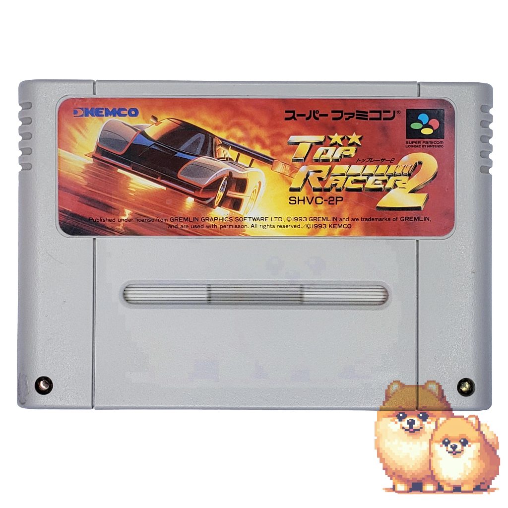 Top Racer 2 - Cartucho JP Original - Jogo para SNES Fita Super Famicom ...