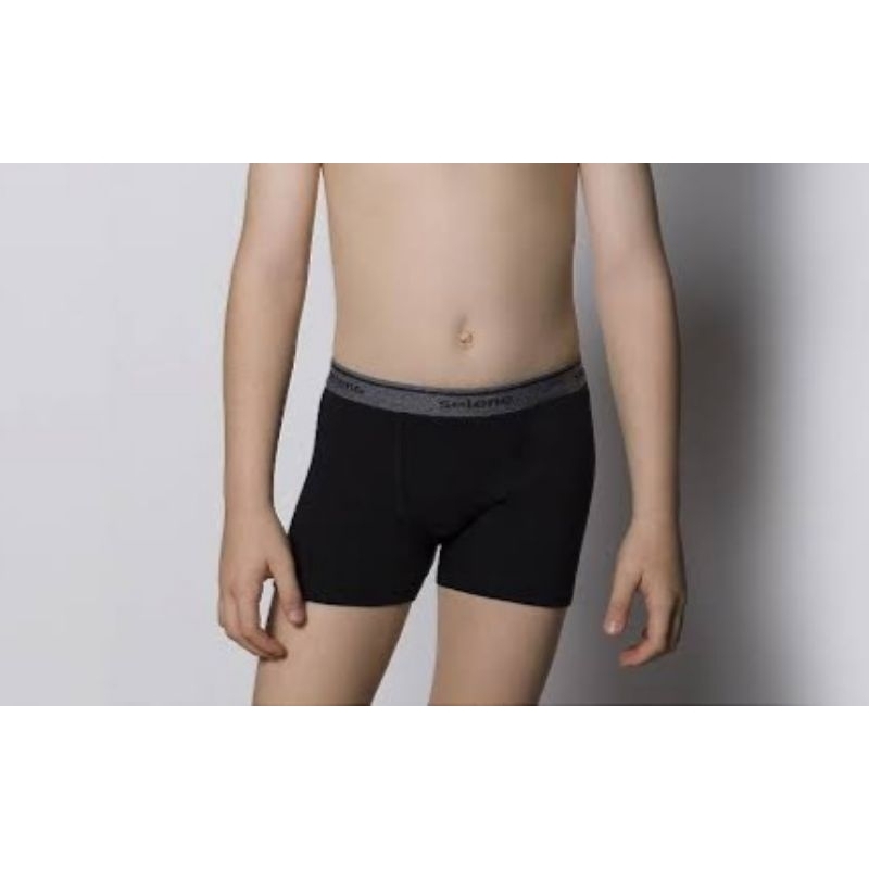 Cueca Infantil Box Cuecas lisas Boxer | Shopee Brasil