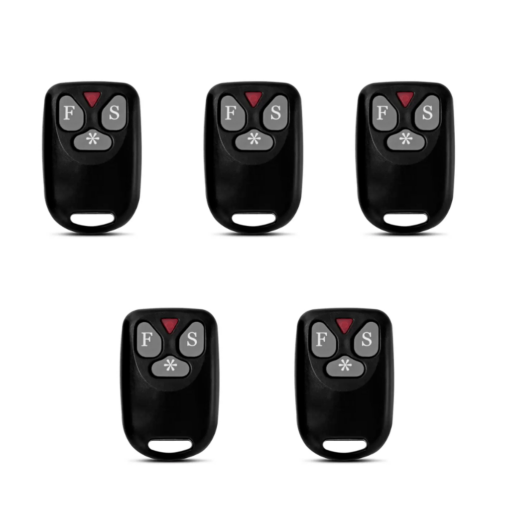 5 Controle Remoto Alarme Automotivo carro Sistec Modelo Original ...