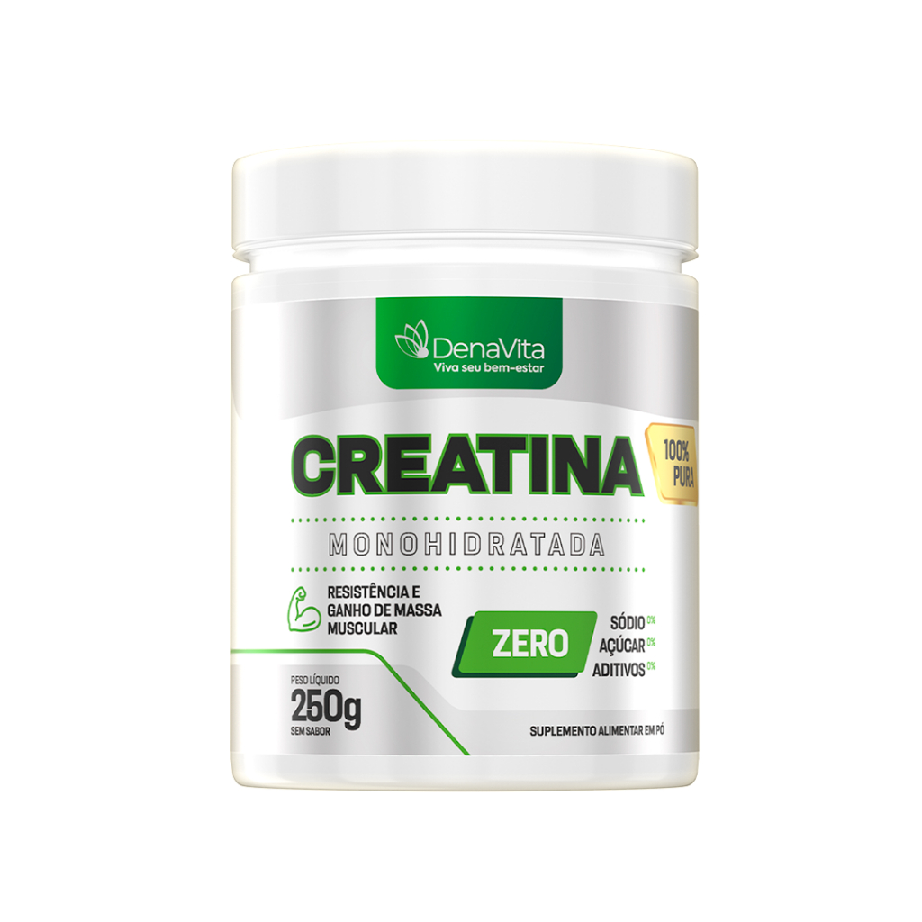Creatina Micronizada 100% Pura Monohidratada 250g Ganho de Força, Massa ...