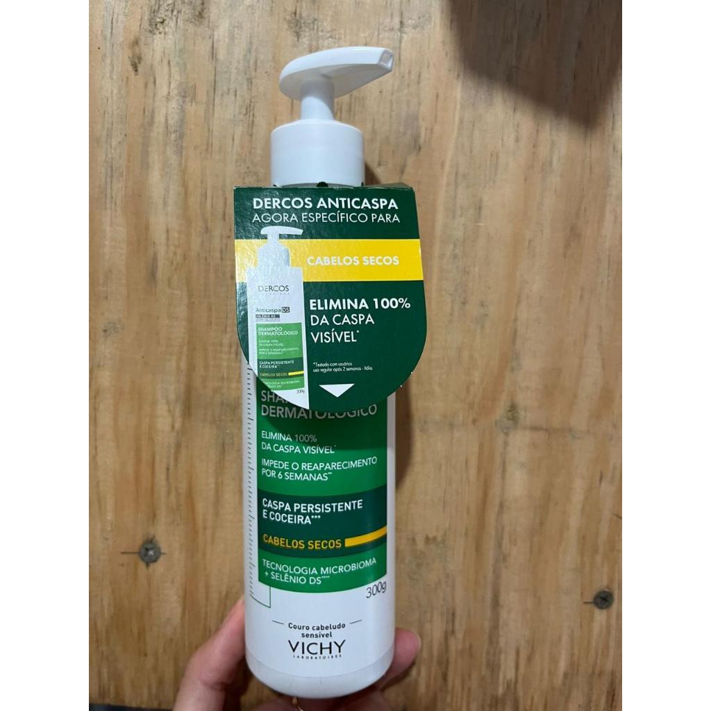 Vichy Dercos Shampoo Anticaspa DS - Cabelos Secos - 300g | Shopee Brasil