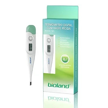 Termômetro Febre Digital Com Haste Rígida Modelo T104 Bioland | Shopee ...