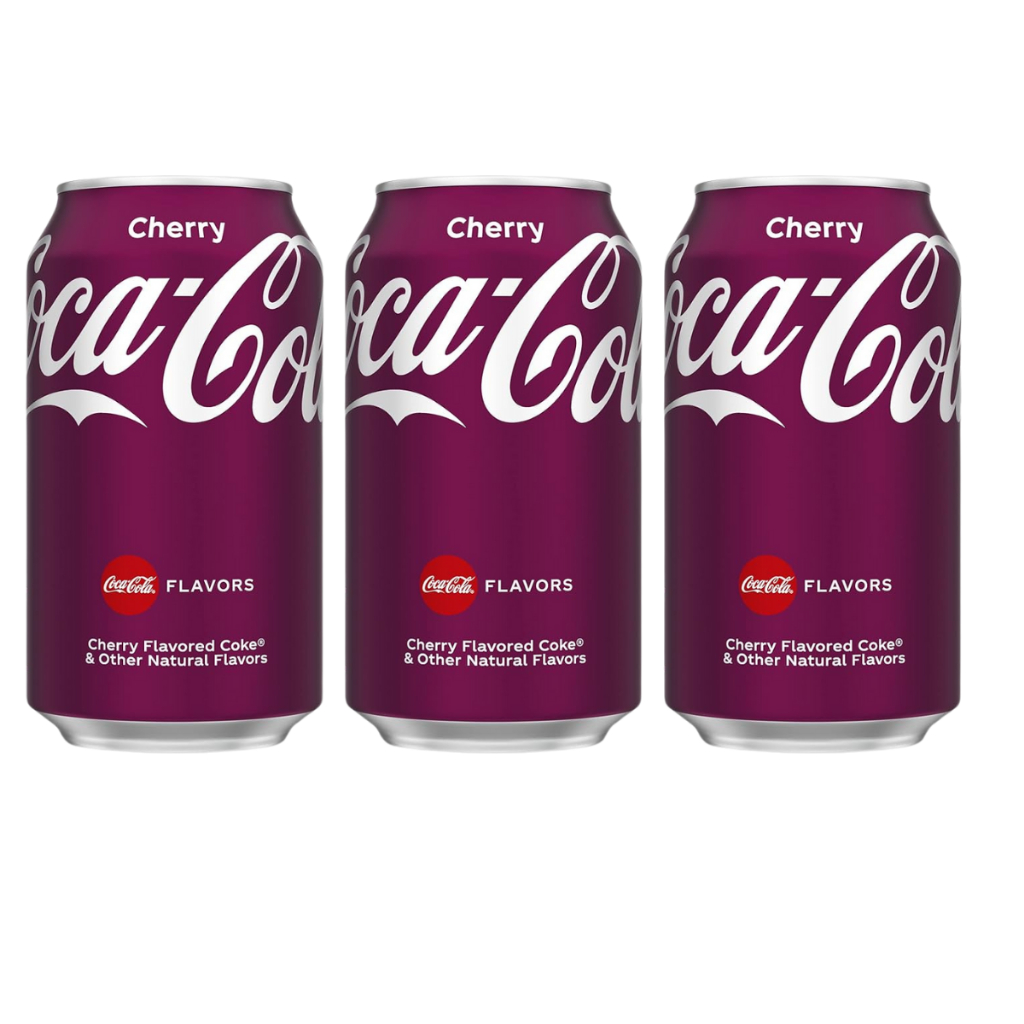 3 Refrigerante Coca Cola Cherry Cereja Importada | Shopee Brasil