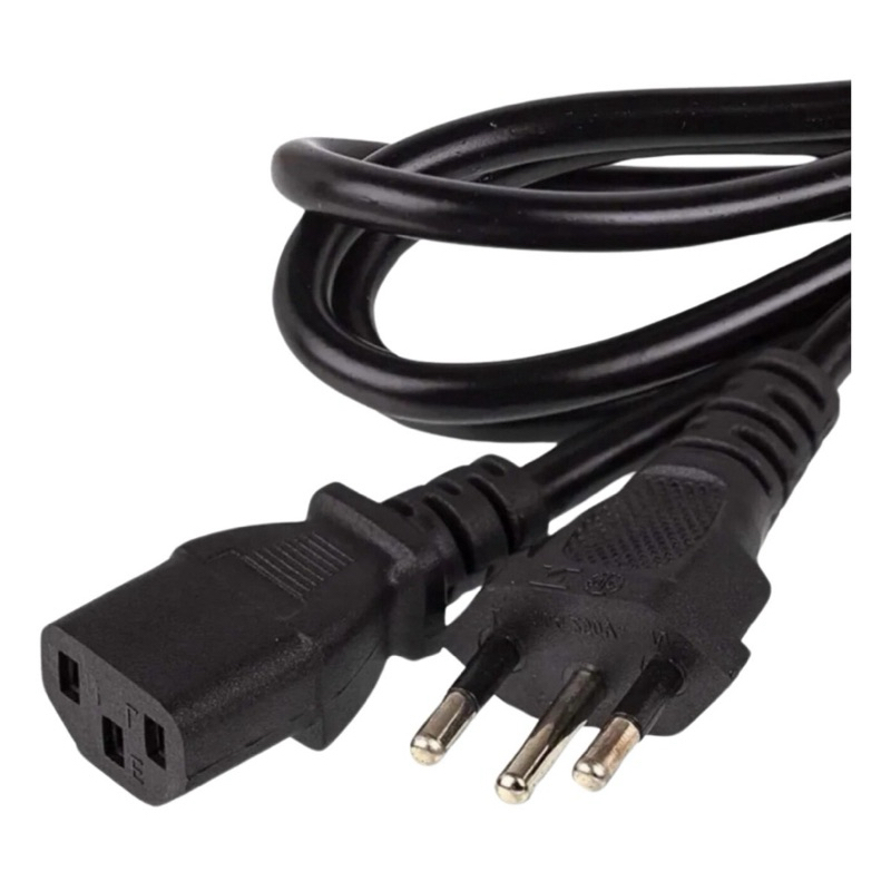 Cabo Força Energia Tripolar Cpu Pc Computador | Shopee Brasil