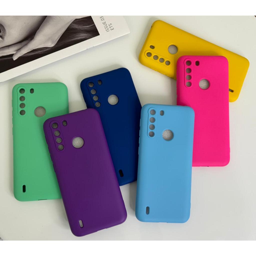 Kit protetora capa de celular One Fusion + Película 3D capinha Case ...