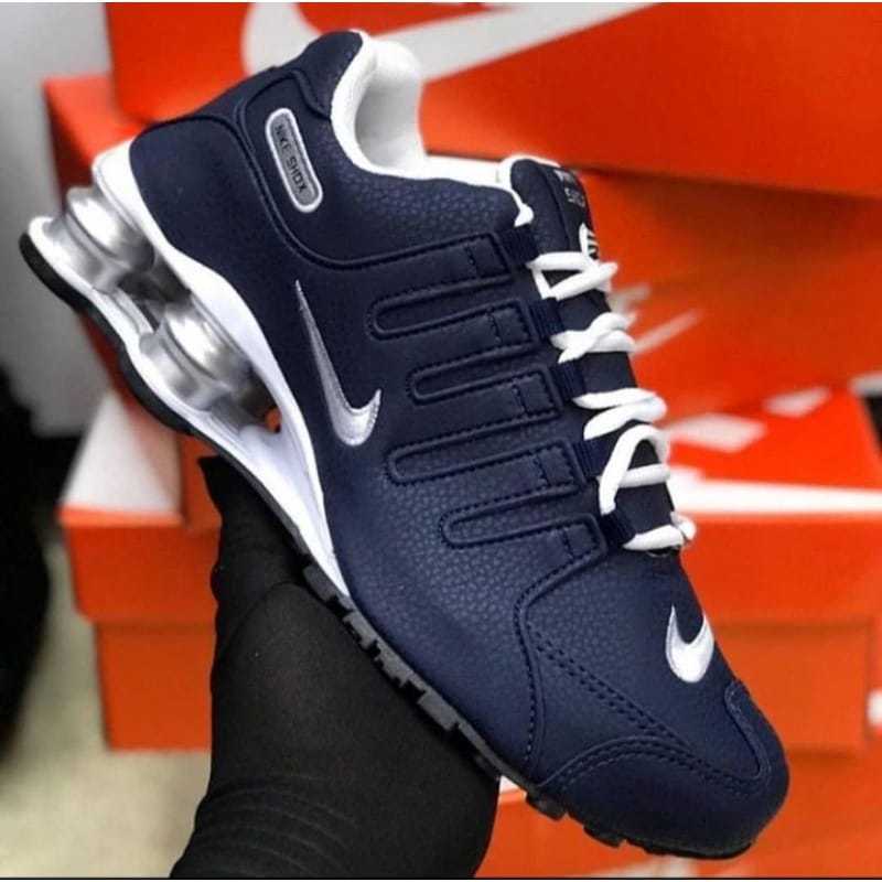 Tênis Masculino Nike Shox NZ 4 Molas Esportivo Academia Linha Premium ...