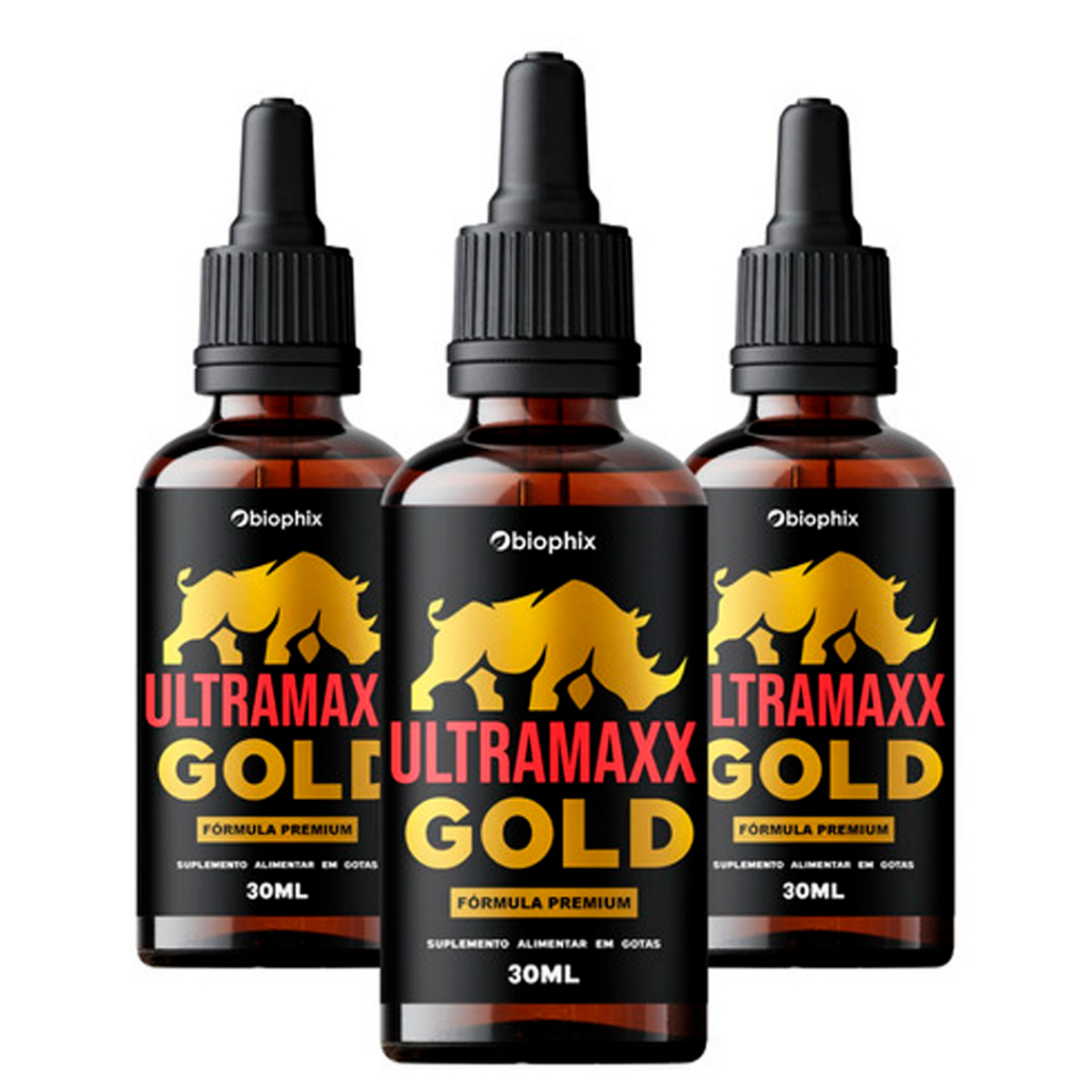 Pague 2 Leve 3 Ultramaxx Gold Original 30ml - Fórmula Avançada Ultra ...