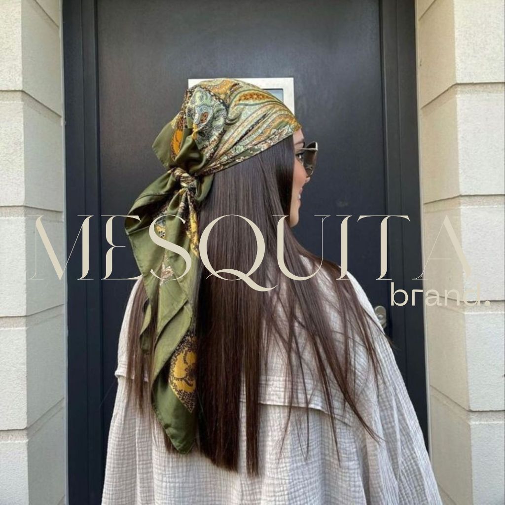 Bandana feminina cabeça pescoço de seda super moda | Shopee Brasil