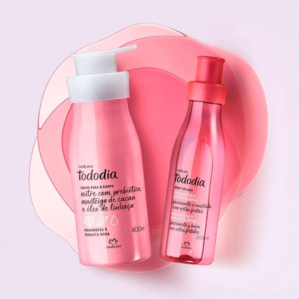 Kit Tododia Framboesa E Pimenta Rosa:1 Hidrat. + 1 Body Spray | Shopee ...