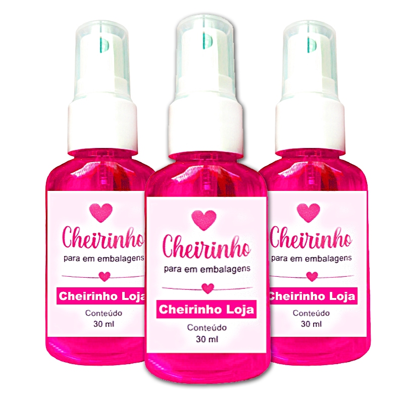 Kit 3 Cheirinho para Pacotes, Encomendas , Caixas, Perfume, Embalagem ...