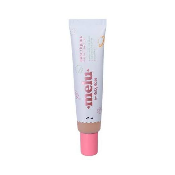 Base Líquida Matte Média Cobertura - Melu By Ruby Rose COR ME110 (VAL ...