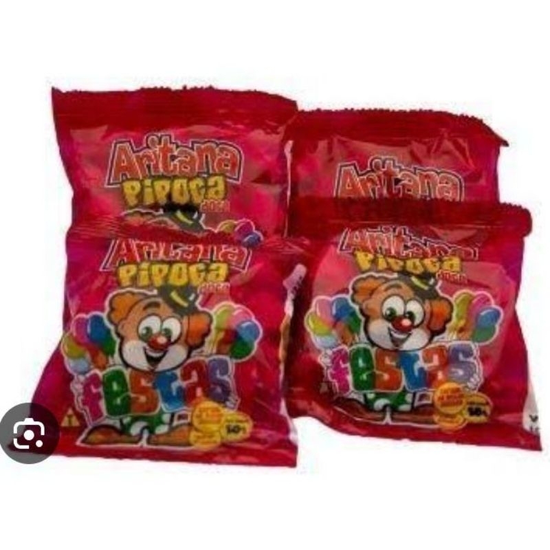 kit 50 pacotes de pipoca doce aritana clássica de 10g. | Shopee Brasil