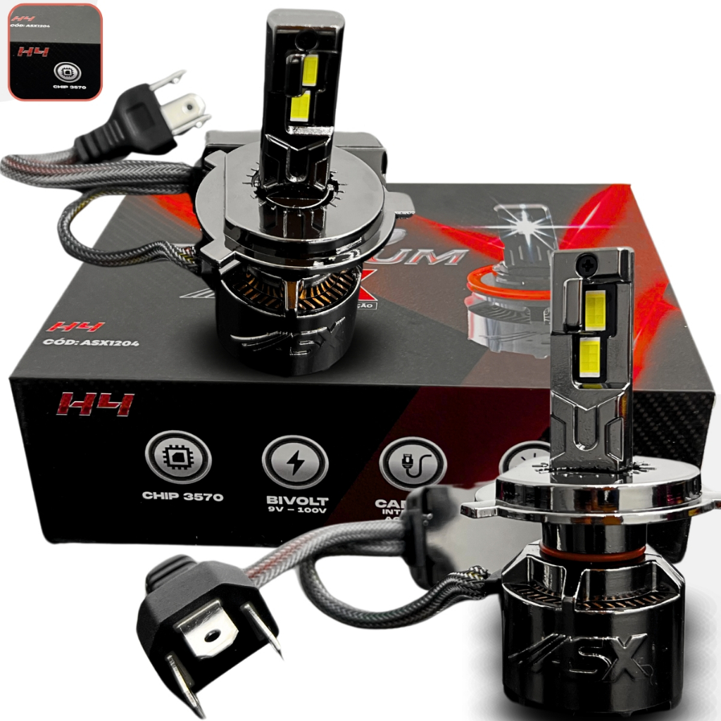 Lampada Ultra led Premium Asx Canbus 100w 15000 Lumens 6000k Chip Csp ...