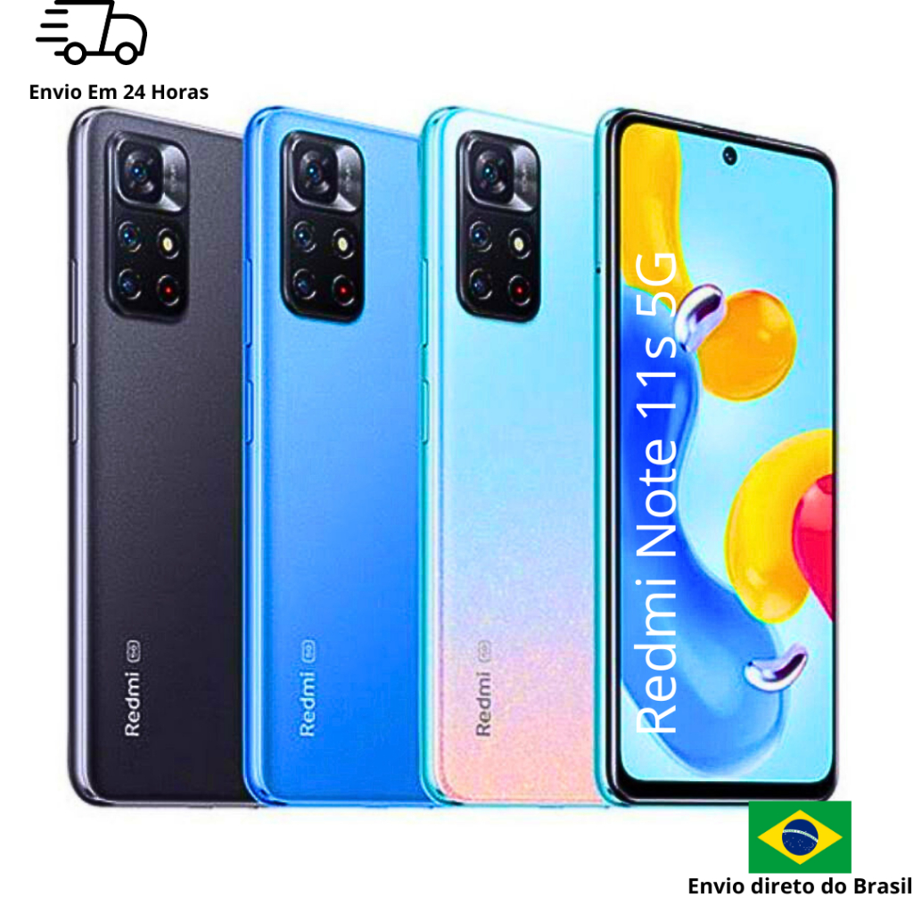 Smartphone Xiaomi Redmi Note 11s 5g Com 128gb Memoria 6gb Ram Dual Sim ...